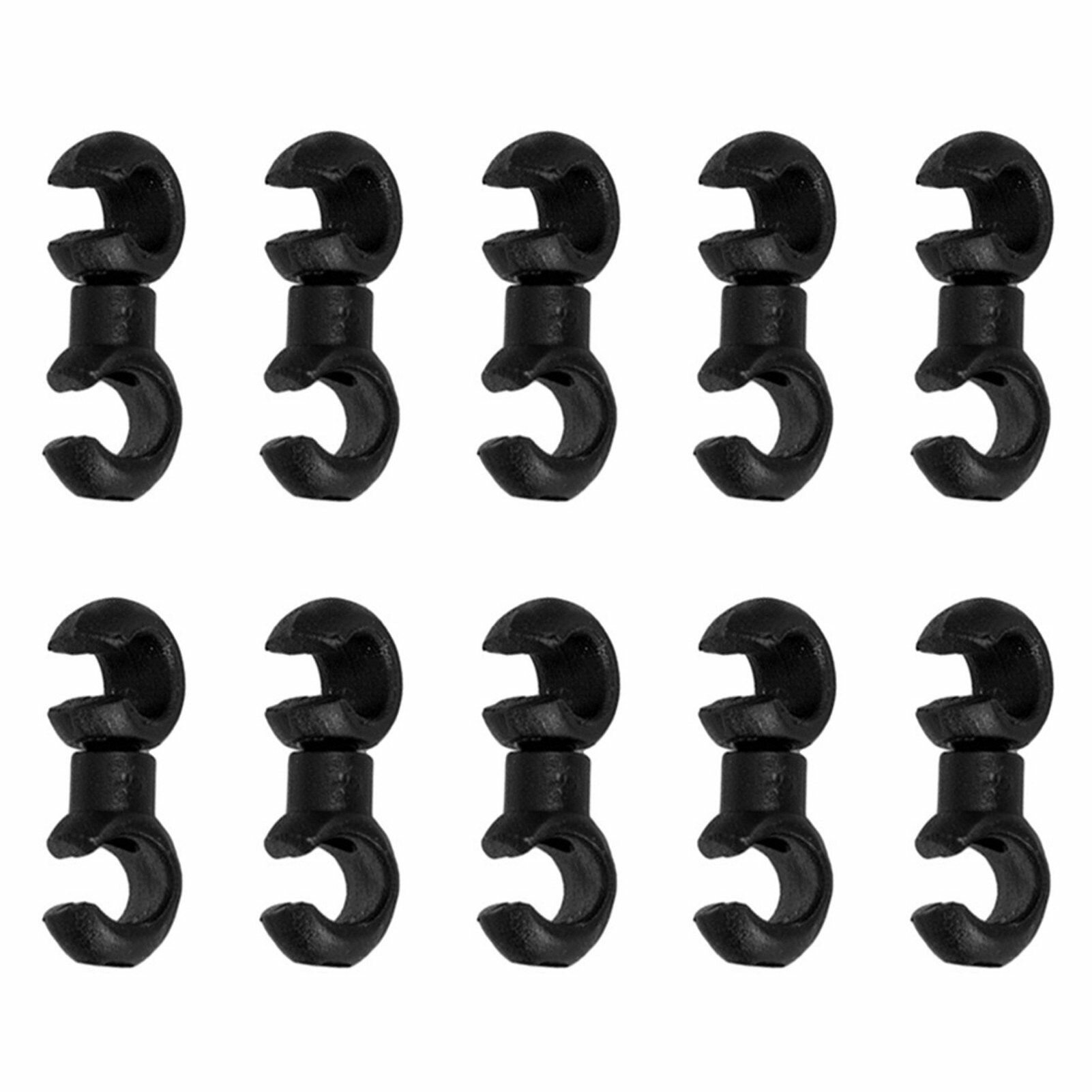 10 шт. зажимов для троса велосипеда, вращающихся крючков, держателей для крепления троса переключения передач для горного велосипеда, корпуса тормоза, органайзера, аксессуаров