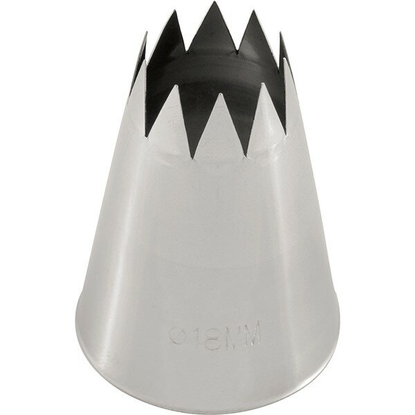 Насадка кондитерская «Открытая звезда», нержавеющая сталь, 50 мм (Martellato)