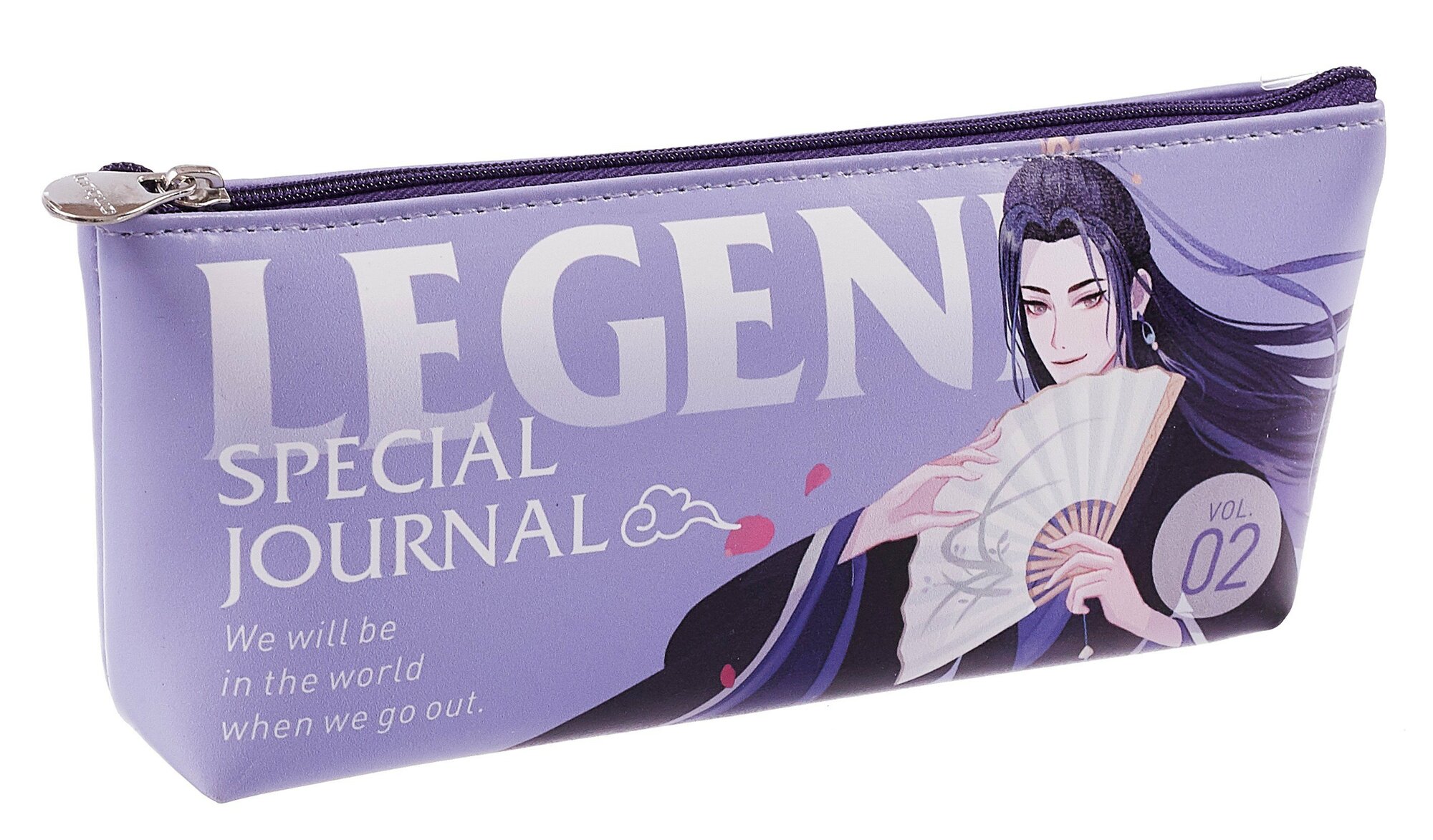 Пенал на молнии Аниме Legend (ПВХ) (20х8)