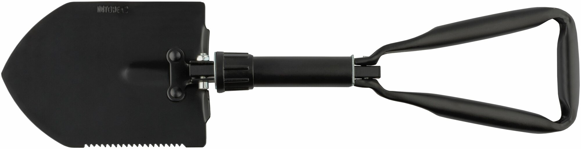 Лопата саперная, лопата складная, многофункциональная походная, для отдыха на природе/для охоты и рыбалки, для похода, в машину, автолопата (L-580мм; складная; в чехле) АвтоDело 44000