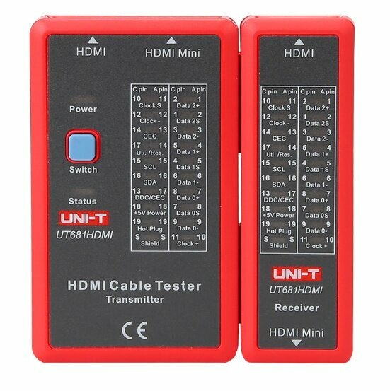 Тестер проводки UNI-T UT681HDMIТестер проводки UNI-T UT681HDMI