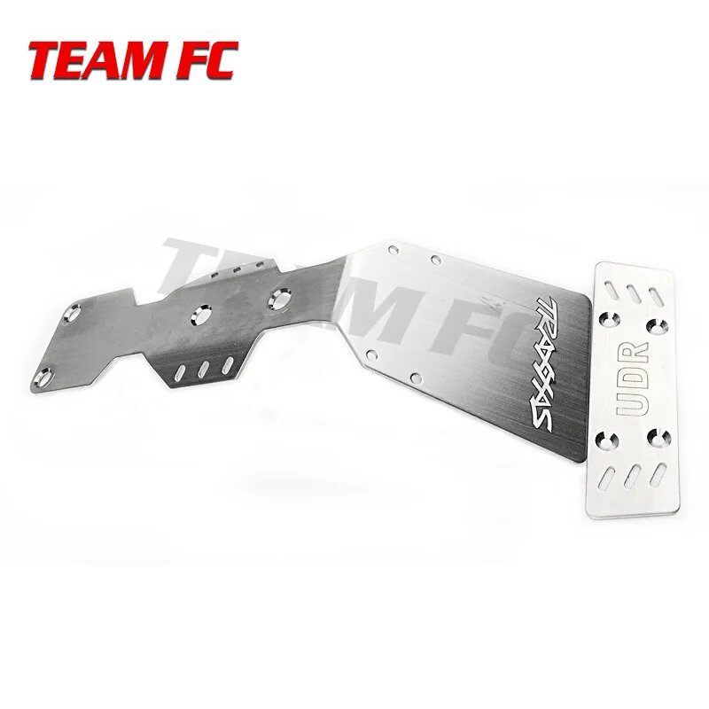 Бронепластина для RC автомобиля UDR, серебристого цвета, металлическая, 1 шт. C