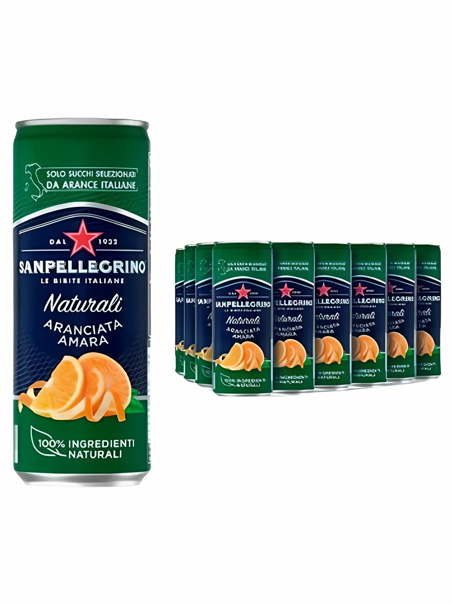 Газированный напиток San Pellegrino lemonade Amaro, жб, 330 мл*24шт