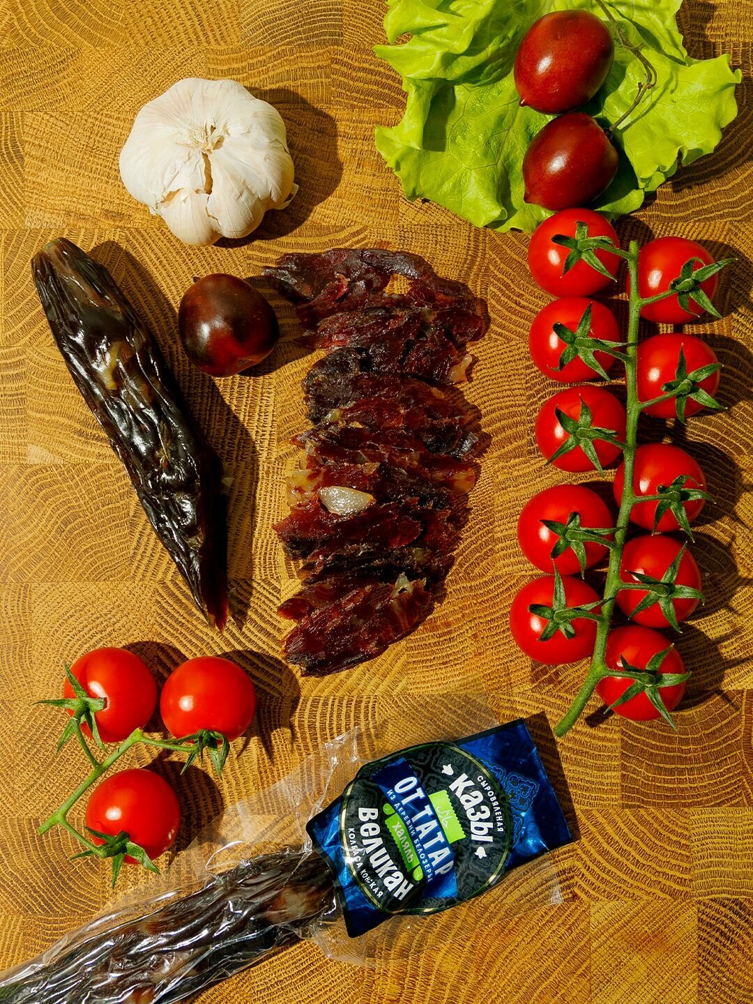 Казы (казылык) "Великан" , Халяль, от татар 240 г (+- 20 г) сыровяленый