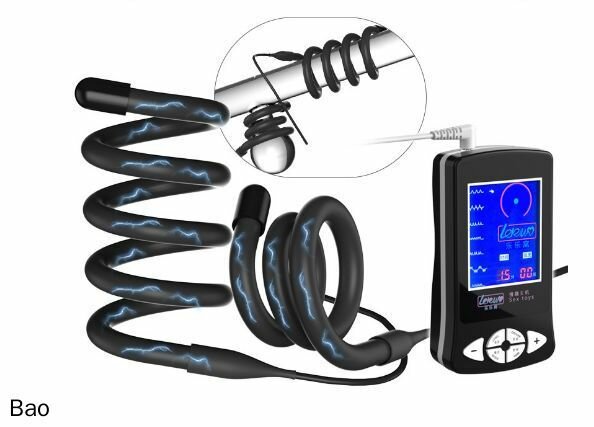 Электростимулятор члена / Лассо для пениса с электростимуляцией