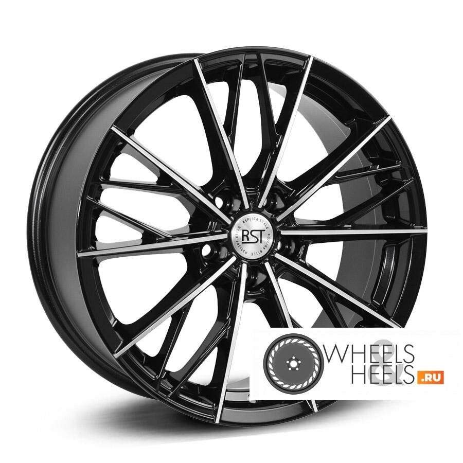 RST R248 18x8 5x114.3 et45 dia67.1 Черный с полированной лицевой поверхностью