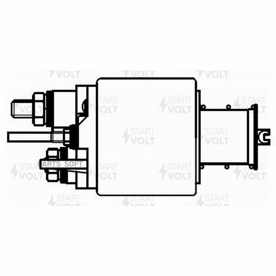 Реле втягивающее стартера для а м Renault Duster (10-) 1.5dCi (тип Valeo) (VSR 0919) от официального дистрибьютора, STARTVOLT, артикул VSR0919