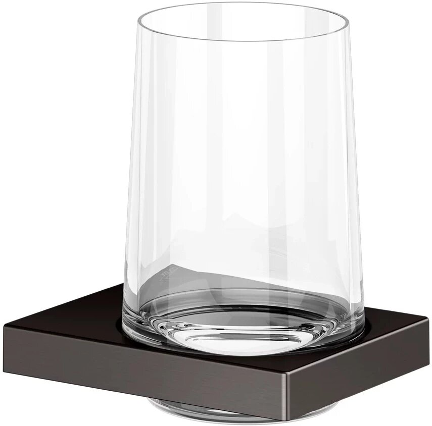 Стакан для зубных щеток KEUCO Edition 11 11150359000 настенный, черный титан матовый