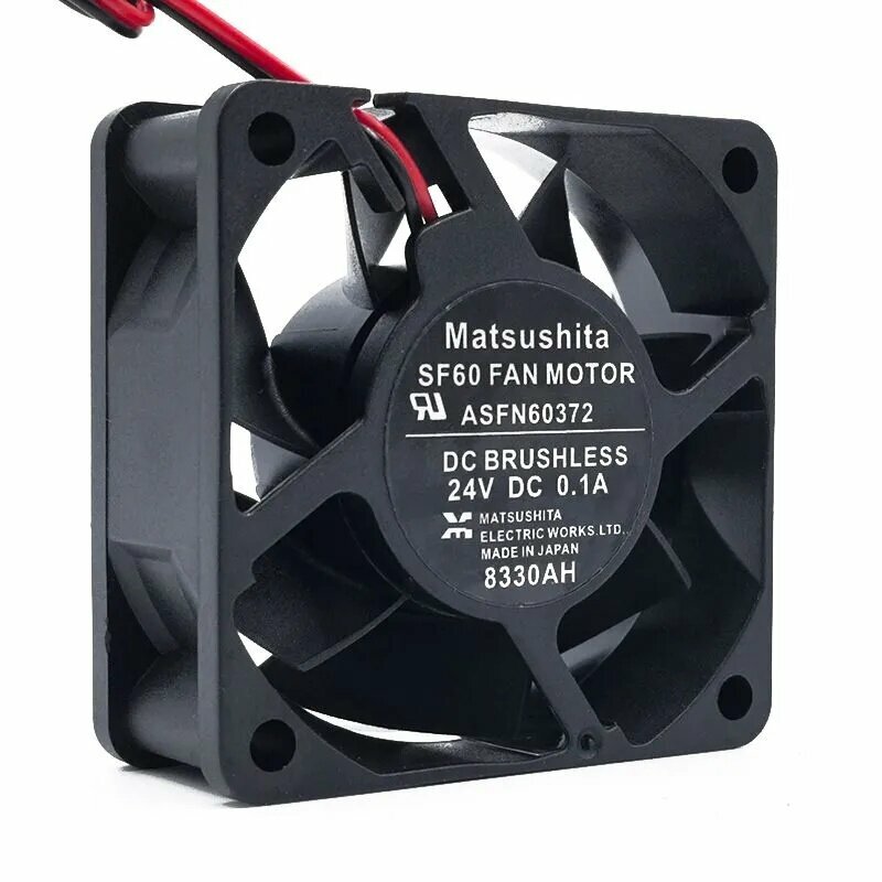 5pcs * Новый оригинал ASFN60372 24V 0.1A 6025 60x60x25mm вентилятор Радиатор