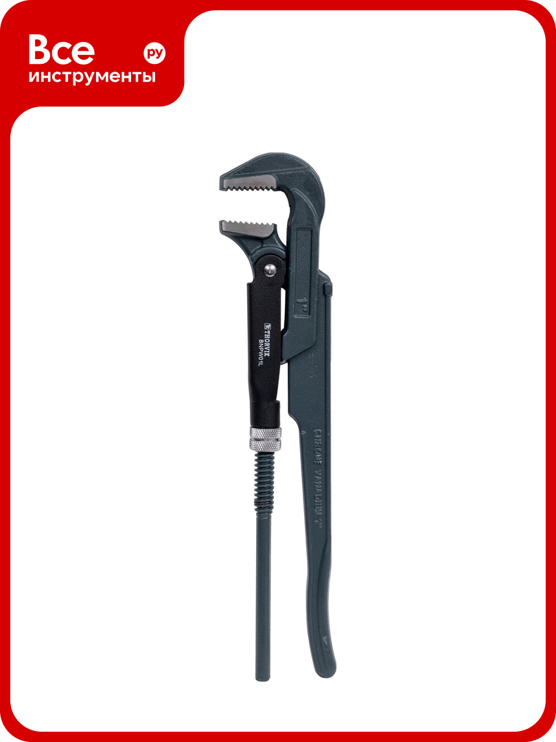 Трубный рычажный ключ Thorvik BNPW01L №1 тип F 52275, для демонтажа прочных трубных соединений