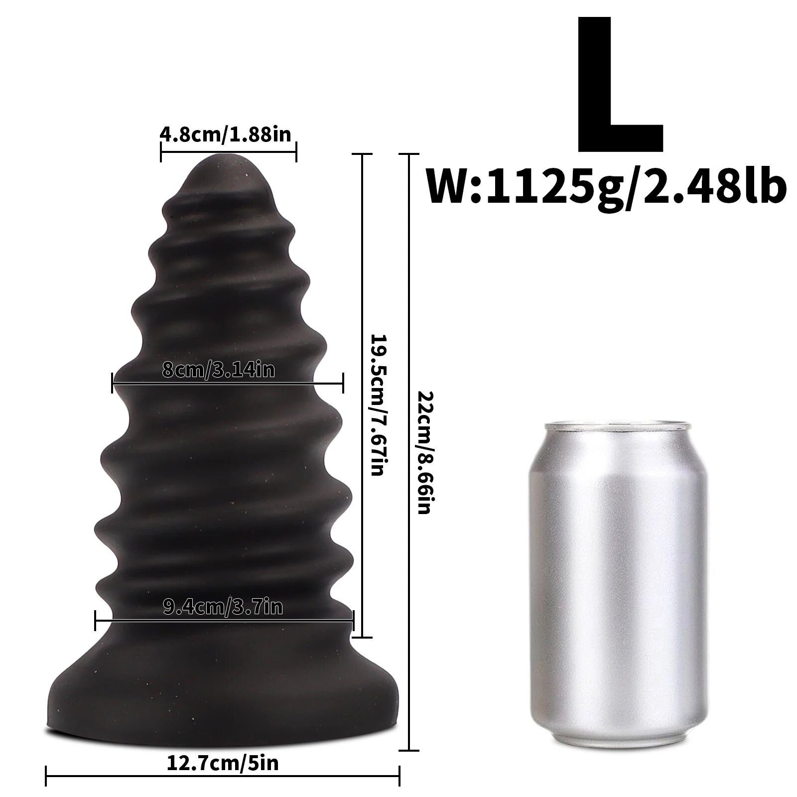 5 размеров, большая силиконовая анальная пробка, огромная анальная пробка, анальная пробка L