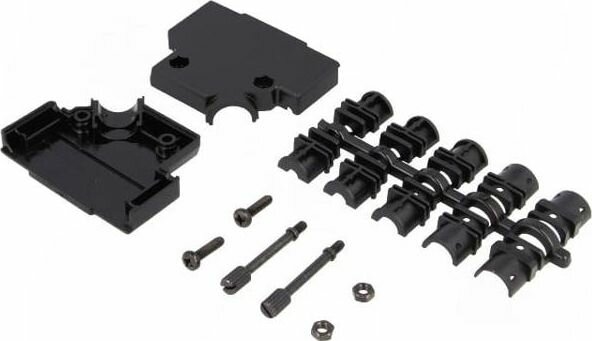 Корпус ENCITECH D45PPK25-BK-K Корпус: для разъемов D-Sub D-Sub 25pin D-Sub HD 44pin UNC4-40 1шт