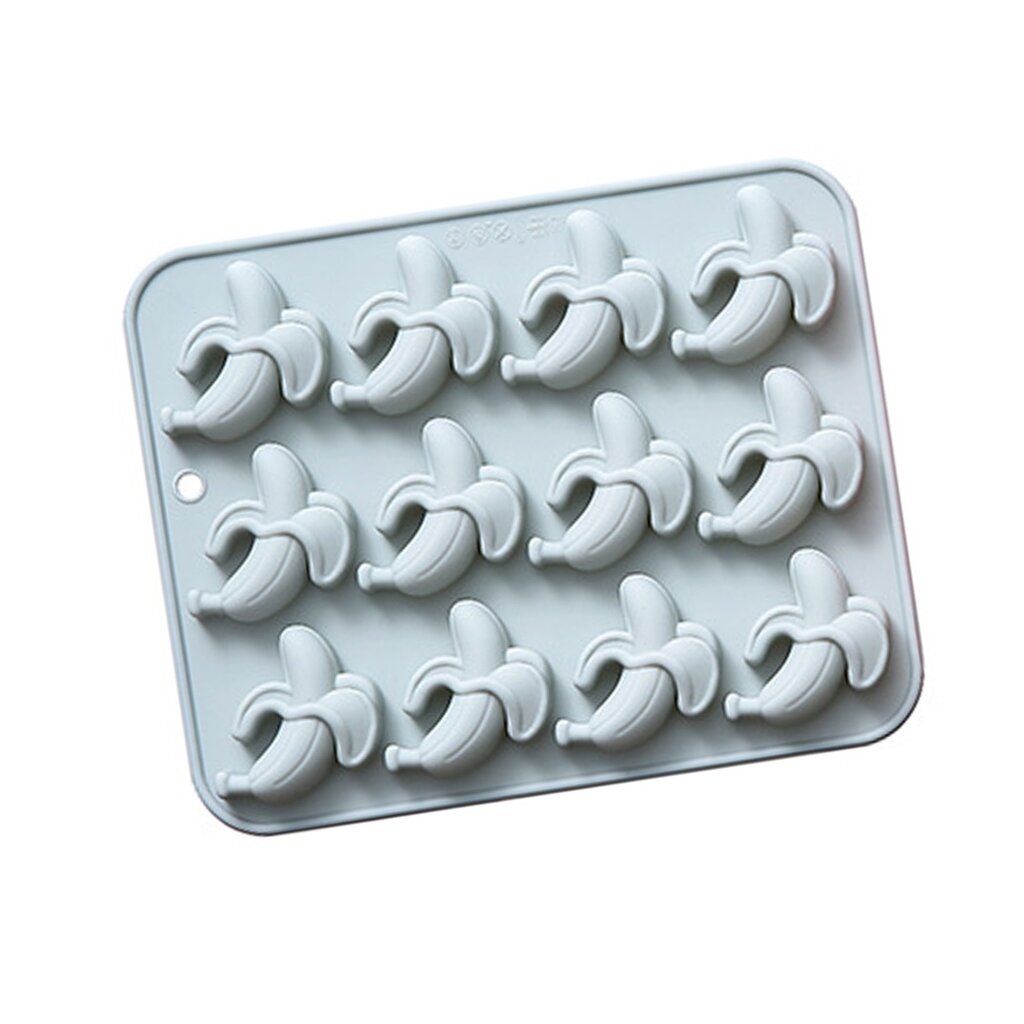 12 силиконовых форм в форме банана-синий