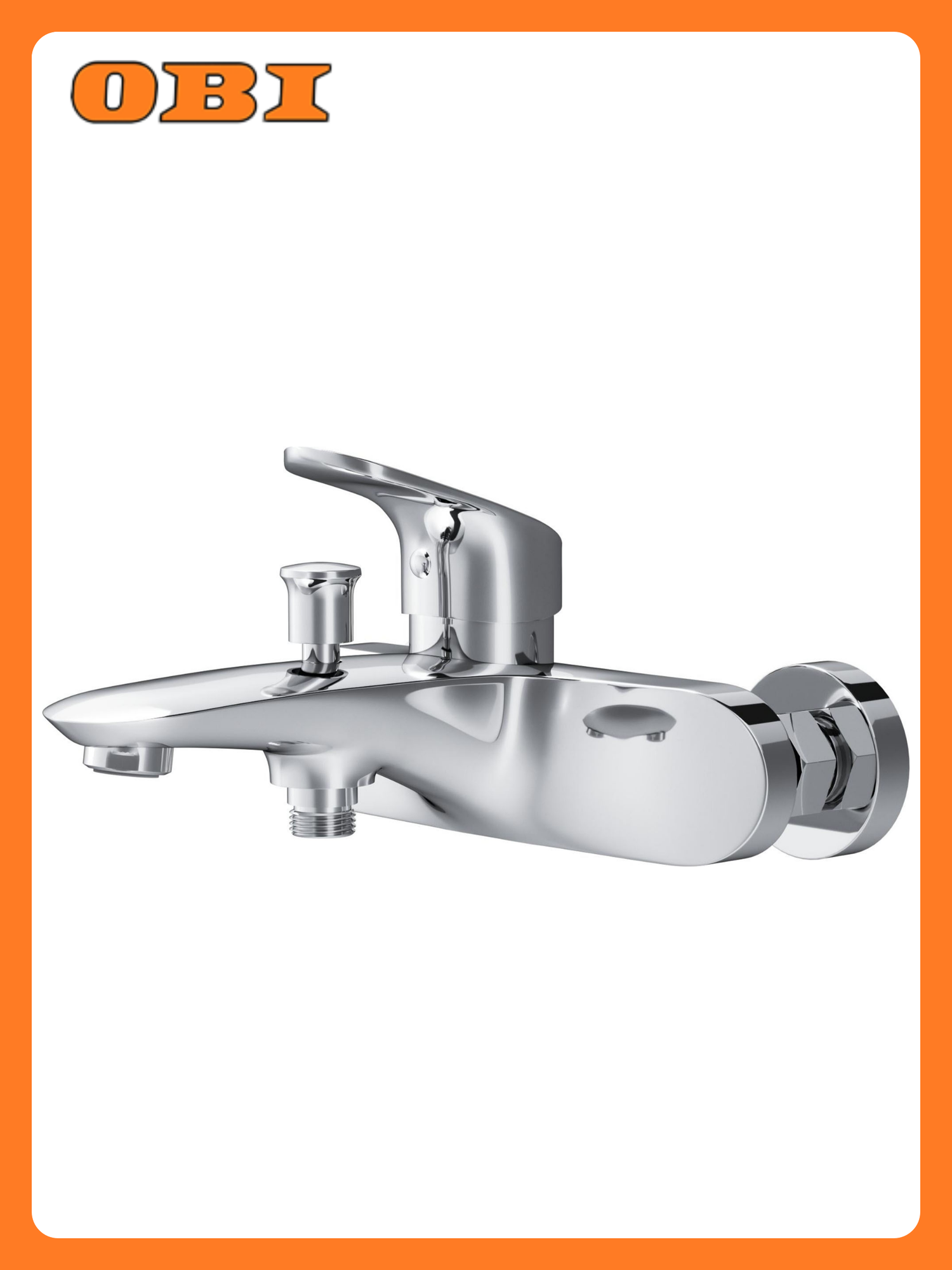 Смеситель для ванны AM.PM Like F8010000, латунь, покрытие хром