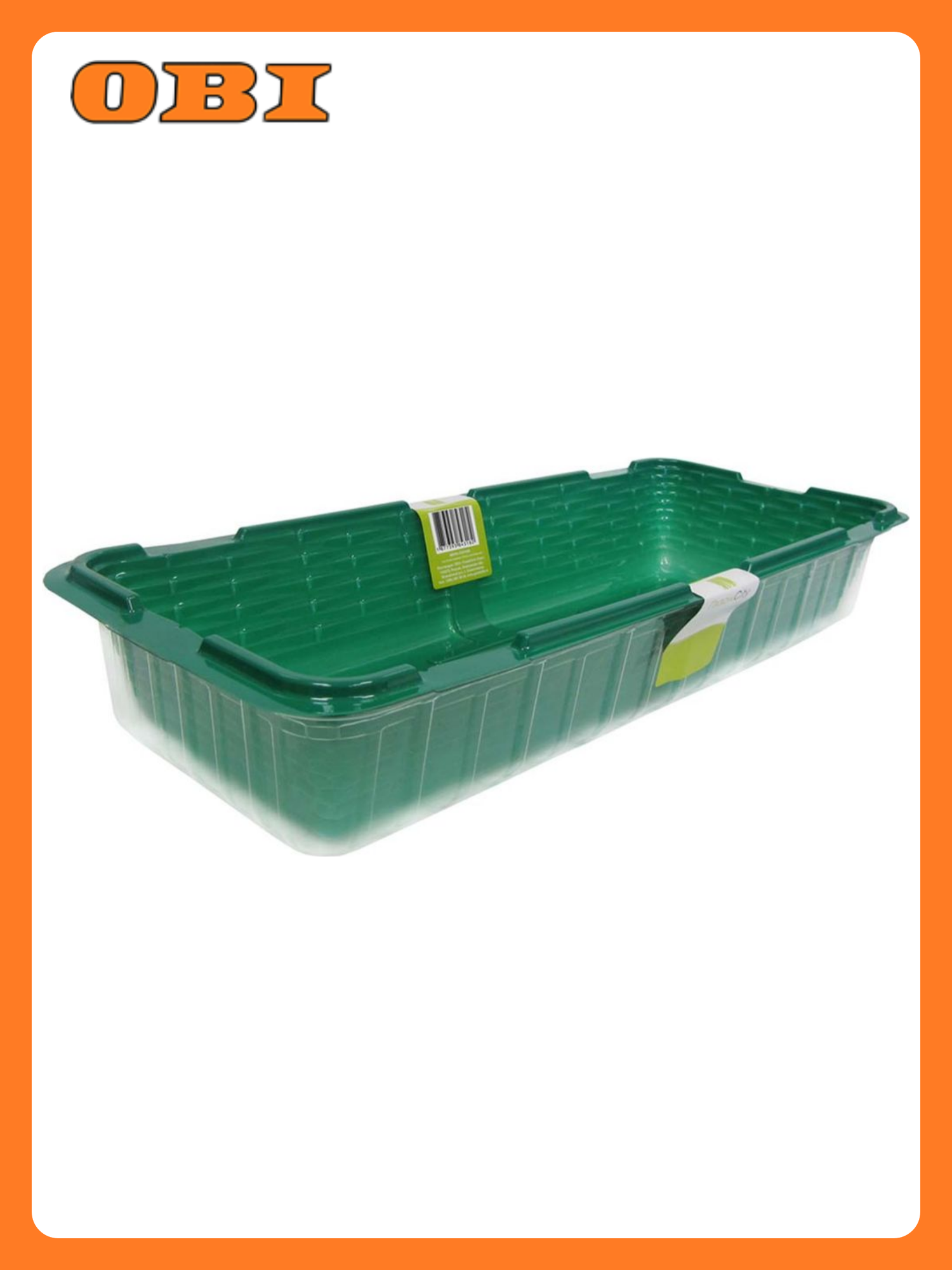 Мини-парник ГазонCity, на подоконник, пластик, зеленый, 7,5 см