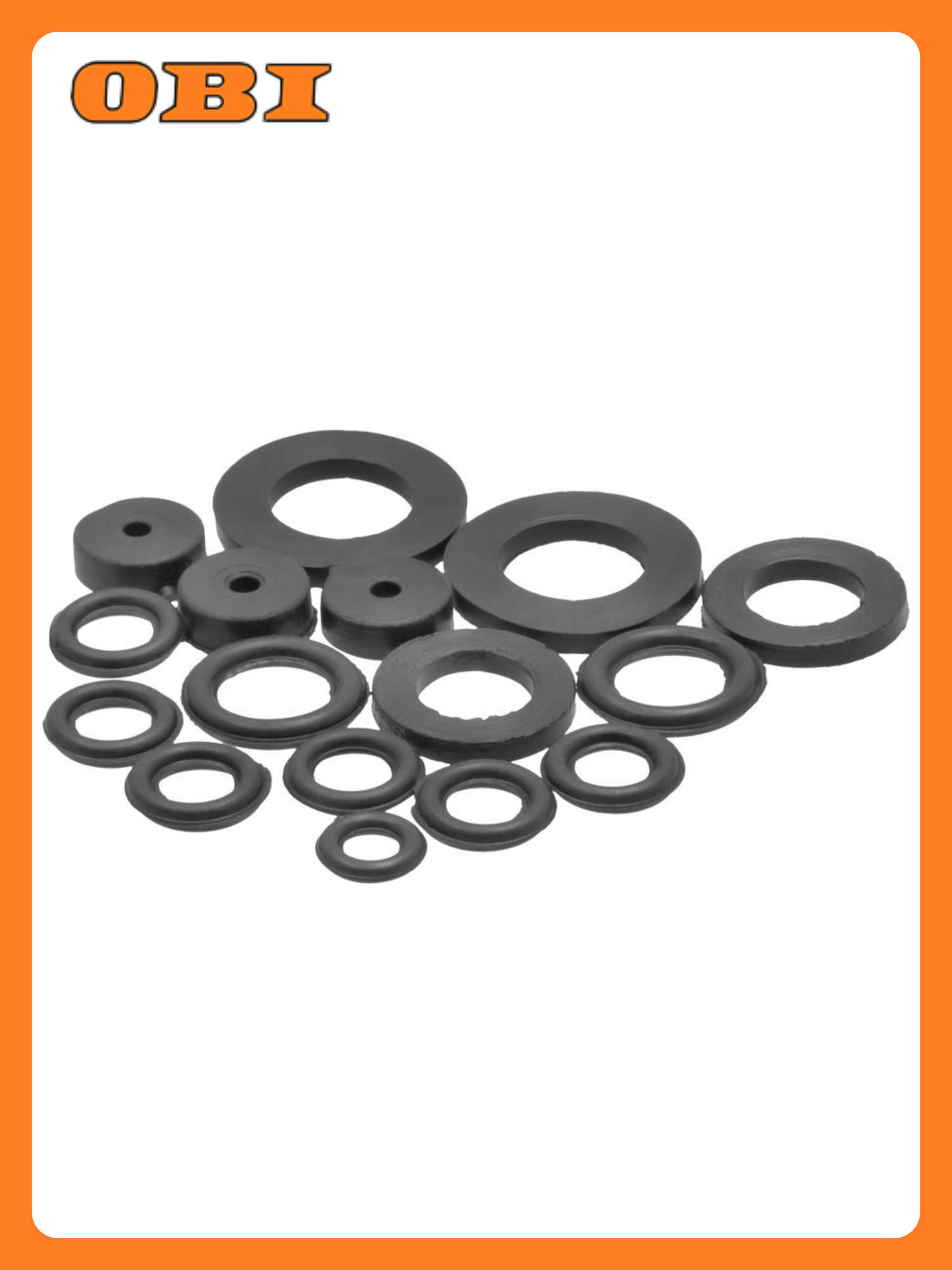 Набор прокладок для смесителя MasterProf резина 14 шт