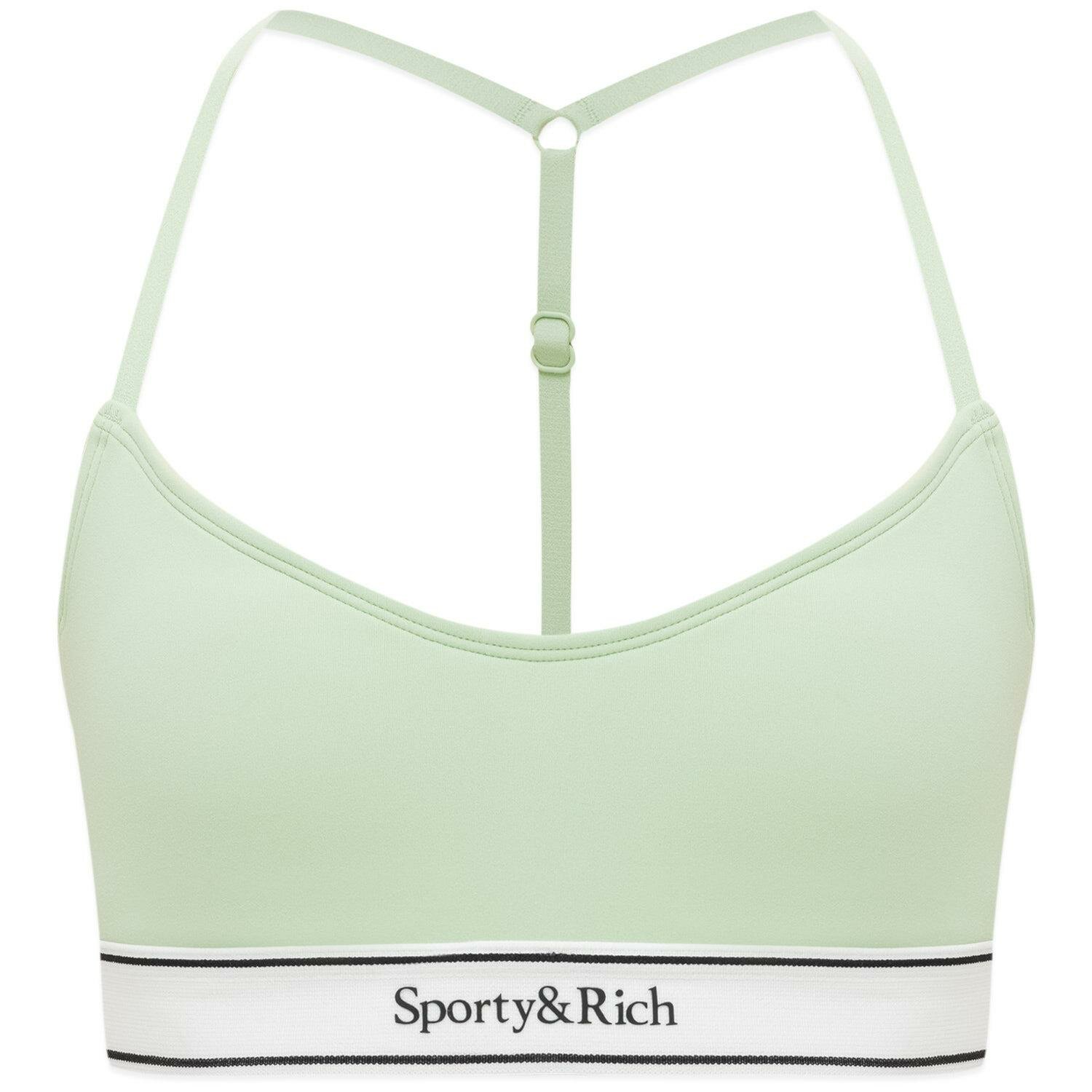 Топ ТОП SPORTY & RICH SERIF LOGO SPORTS BRA
