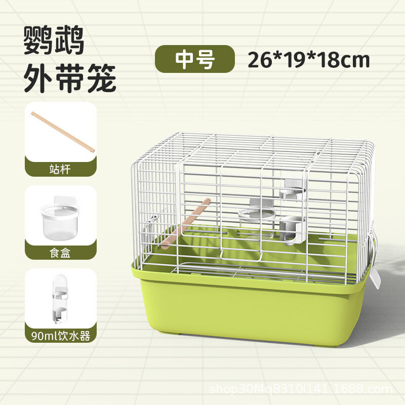 Клетка для птиц на улице, портативная клетка для попугаев, корелл, волнистых попугаев и любовников для домашнего использования