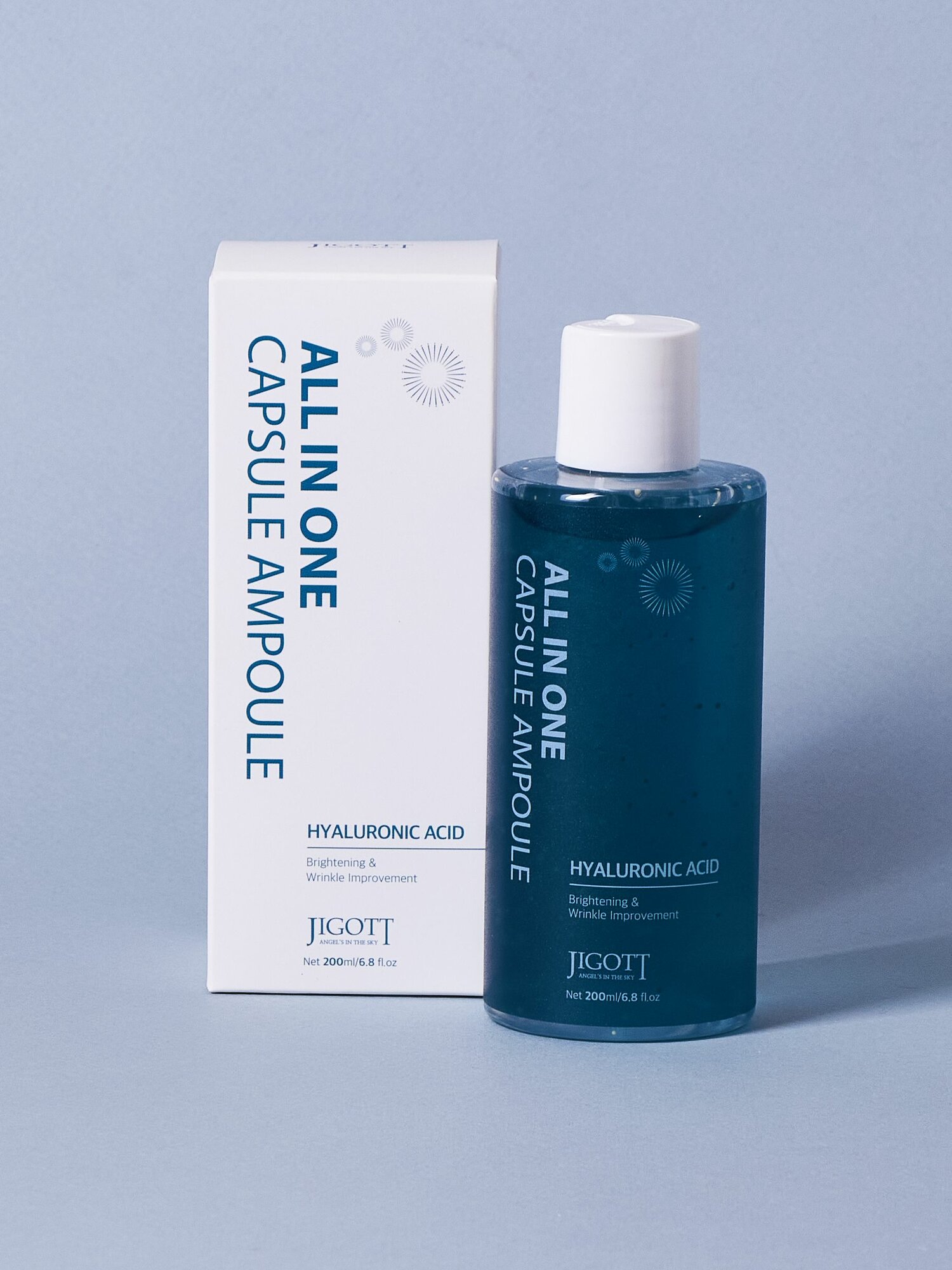 JIGOTT Капсульная сыворотка с гиалуроновой кислотой 200 мл All In One Capsule Ampoule Hyaluronic Acid