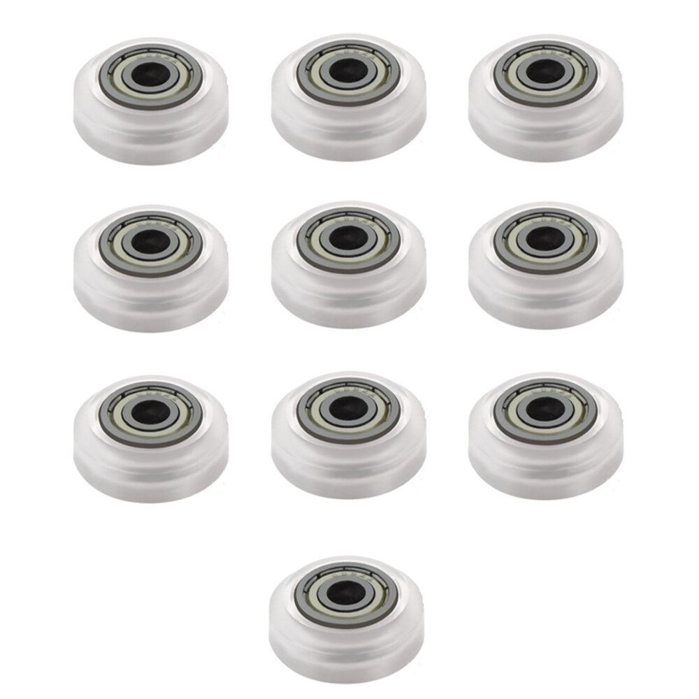 10 шт. Пластиковые колеса для 3D-принтера для ЧПУ V-Slot