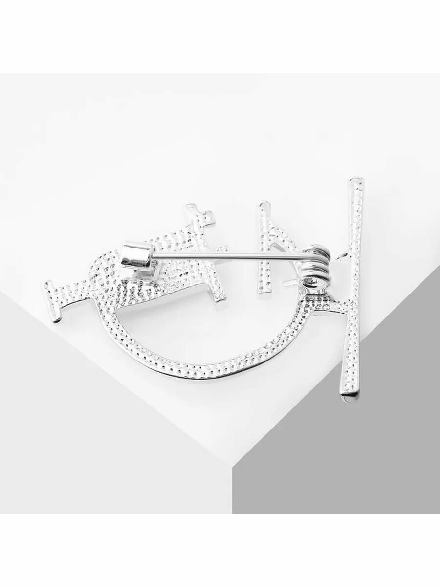 Брошь, эмаль, стразы