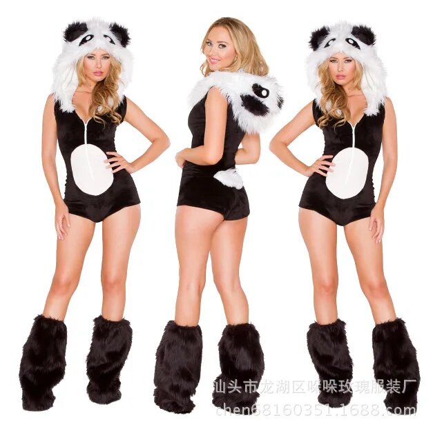 Женские косплей костюмы аниме кролик/лиса полиэстер Белый, Style 17