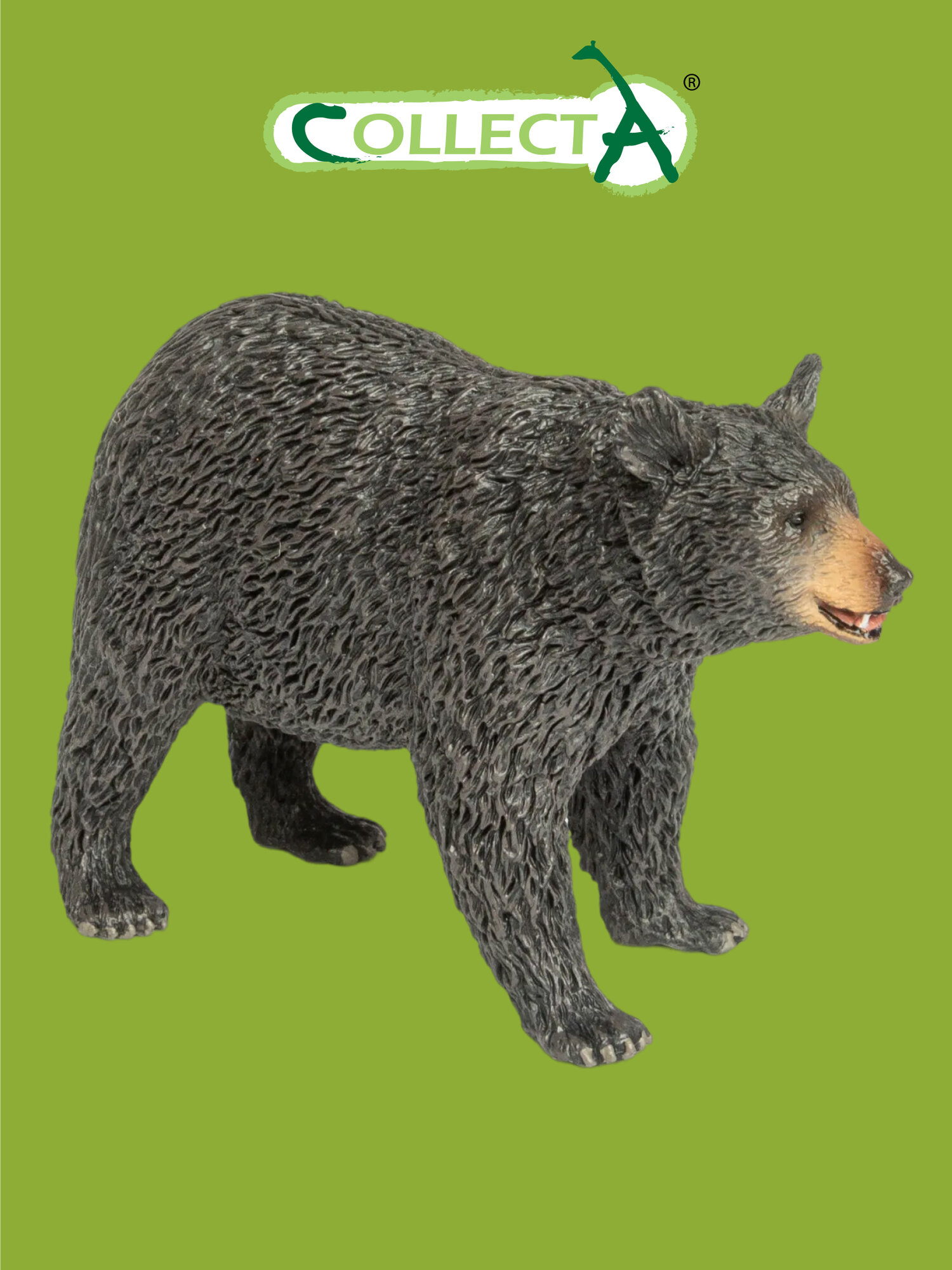 Фигурка животного Collecta "Американский чёрный медведь" высота 6 см, 88698b