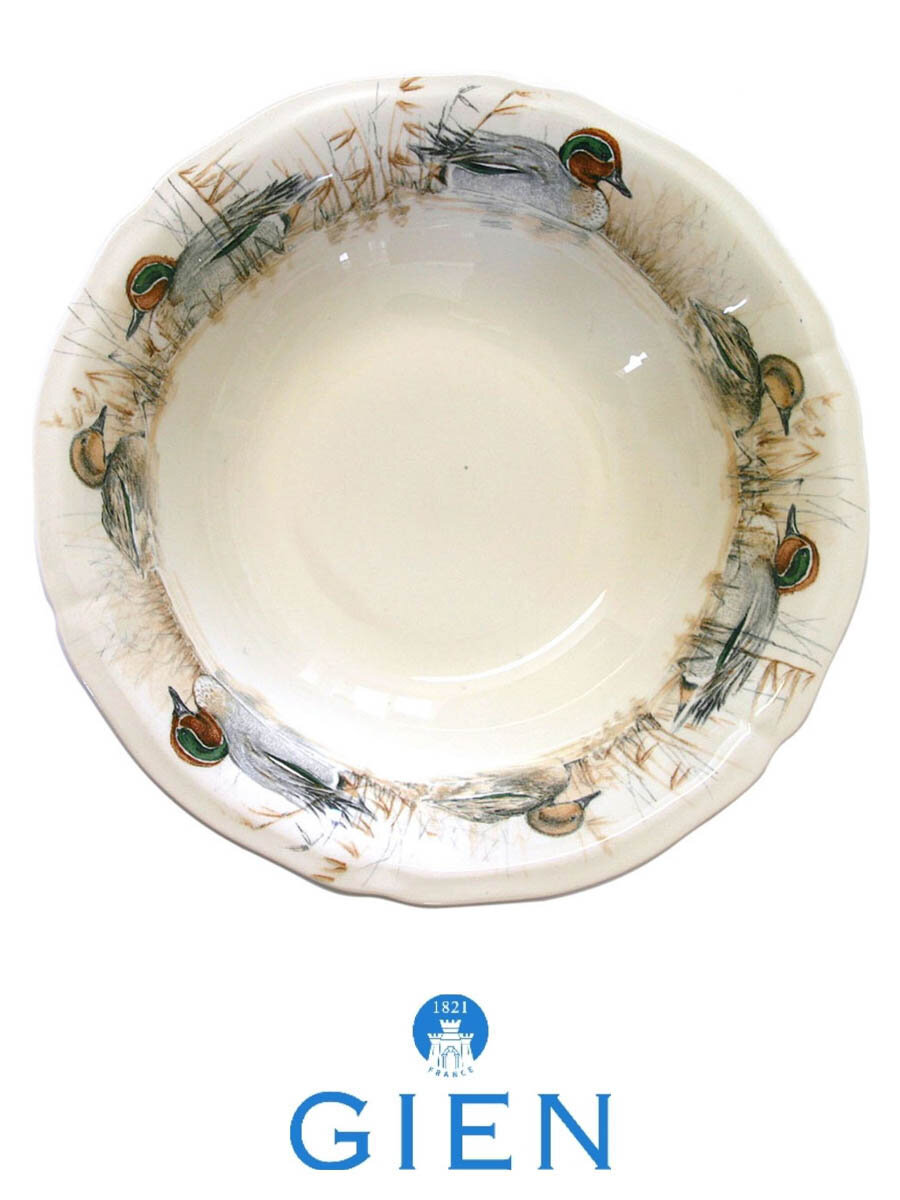 Набор тарелок для хлопьев Gien Sologne 300 мл, 4 шт, фаянс, коллекция Sologne