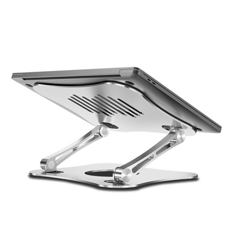 Подставка Для Ноутбука Регулируемая Складная Подставка Для Ноутбука Из Алюминиевого Сплава Эргономичный Держатель Планшета Кронштейн Для Охлаждения Компьютера