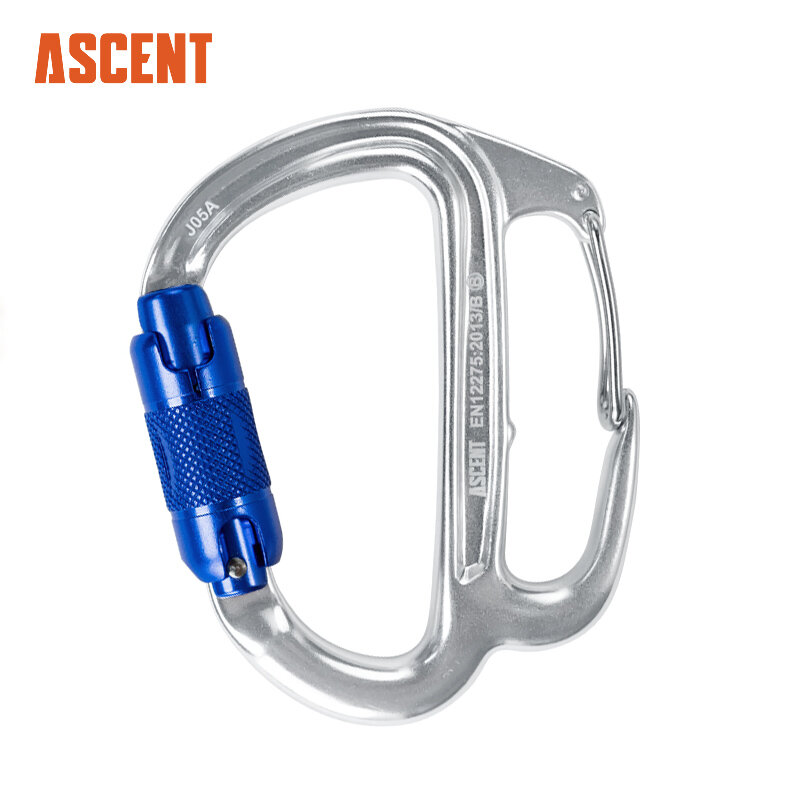 Профессиональный ASCENT J05AA01 фрикционный автоблокирующийся карабин для скалолазания и пещерного спорта