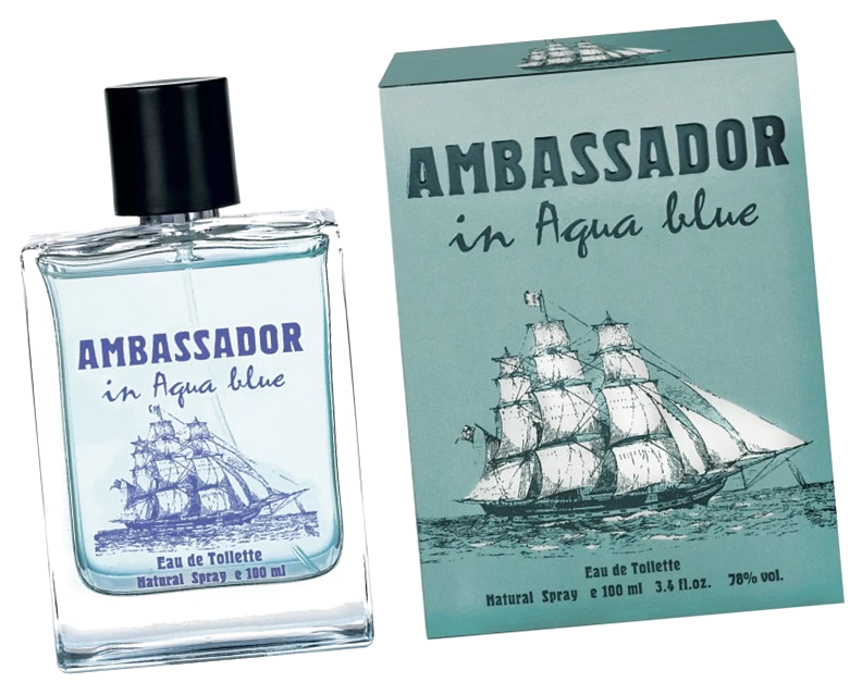 Парфюм Дженти Амбассадор Ин Аква Блю для мужчин 100 мл - Ambassador In Aqua Blue туалетная вода