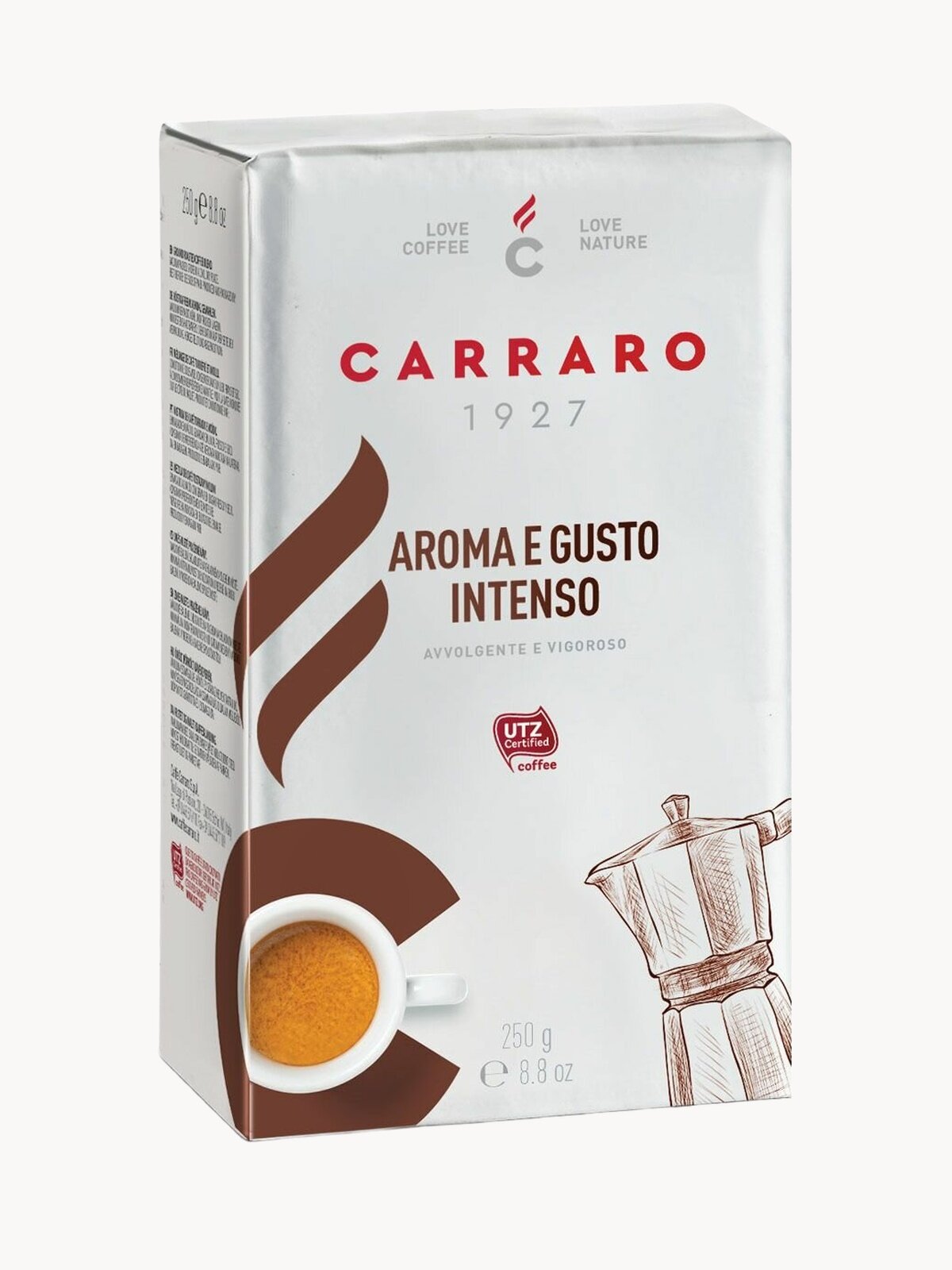 Кофе молотый Carraro Aroma E Gusto Intenso, 250 гр