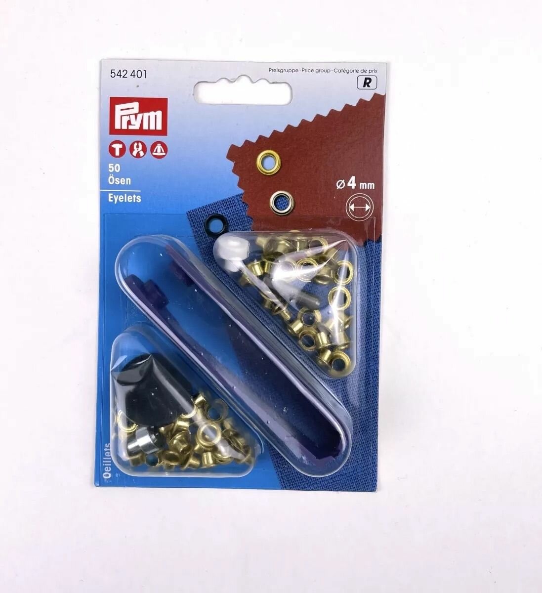 542401 Люверсы без обратной шайбы (блочки) 4мм Prym