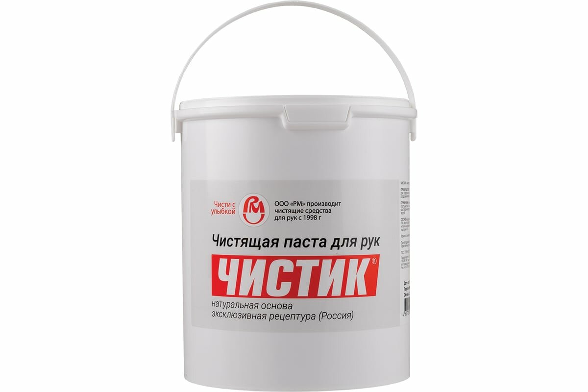 Паста для очистки рук ВМПАВТО Эко чистик 2,5 л ведро с абразивом из древесных опилок