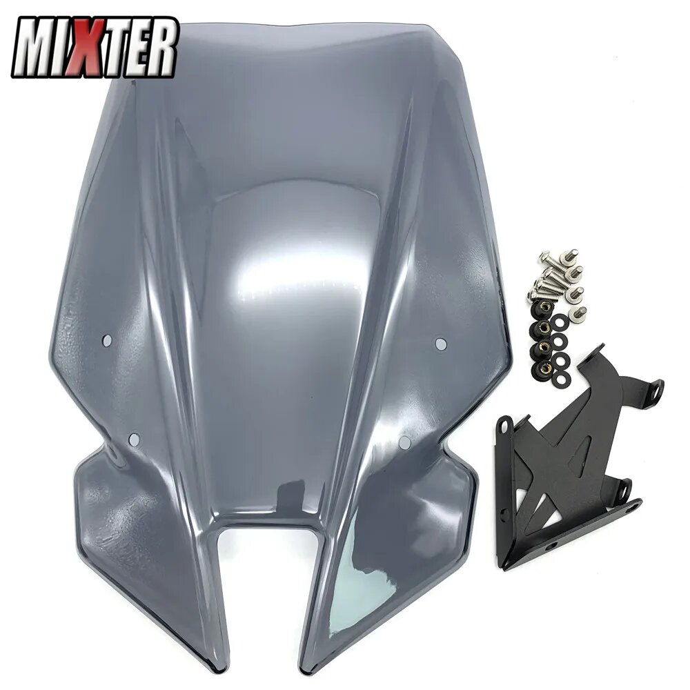 Ветровой экран для мотоциклов Yamaha MT09 2017 2018 2019 2020 MT-09 FZ09 MT 09 '17-'20 smoke