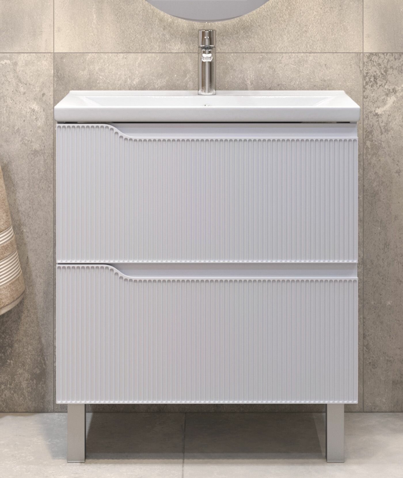 Тумба напольная с раковиной 267 Neo 800-0-2 (Como), современная