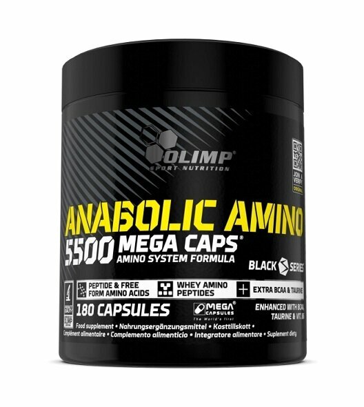 Olimp Sport Nutrition Anabolic Amino 5500 (180 кап)