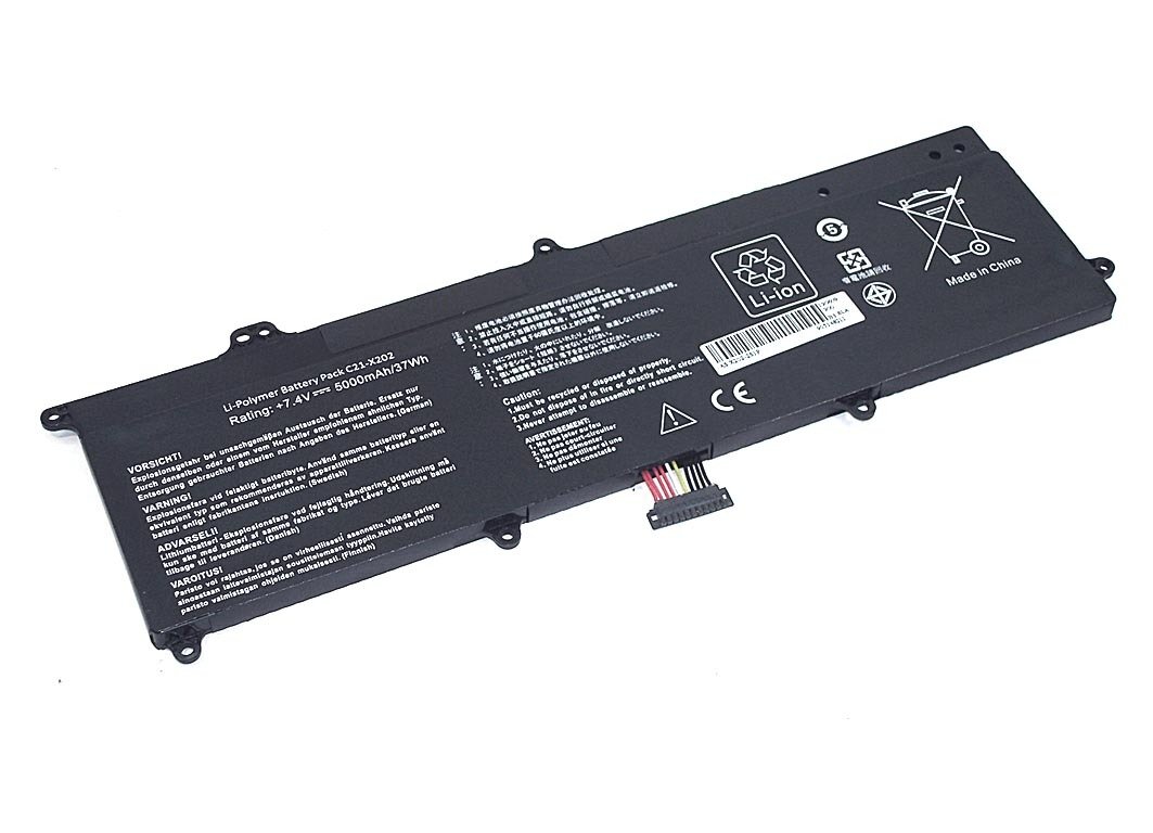 Аккумулятор для ноутбука Asus X202 7.4V 5000mAh