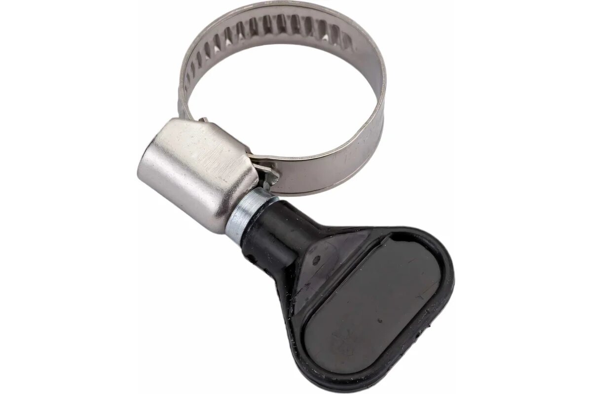 Червячный хомут СВК с бабочкой нержавеющий w2/9 мм 12-22 мм SVK-HW2022 для монтажа