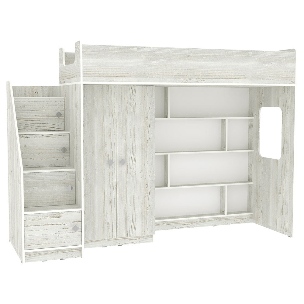 Кровать чердак Л-А602.3 80х190 Винтерберг Винтерберг