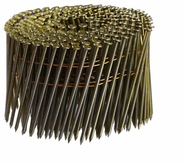 Гвозди барабанные для гвоздезабивного пистолета Кратон AN-90C, 2.87x75 мм, 3000 шт, арт. 3 01 09 036
