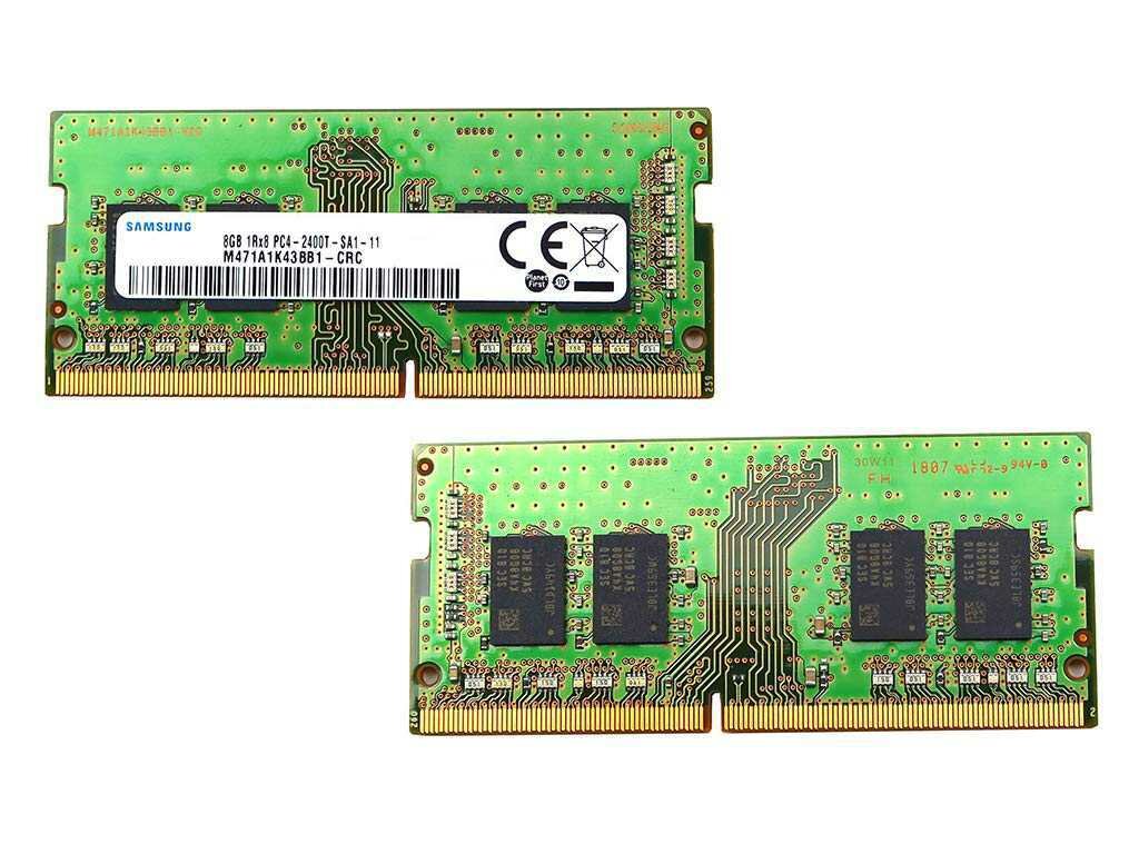 Оперативная память SODIMM 8GB DDR4-2400 Samsung M471A1K43BB1-CRC