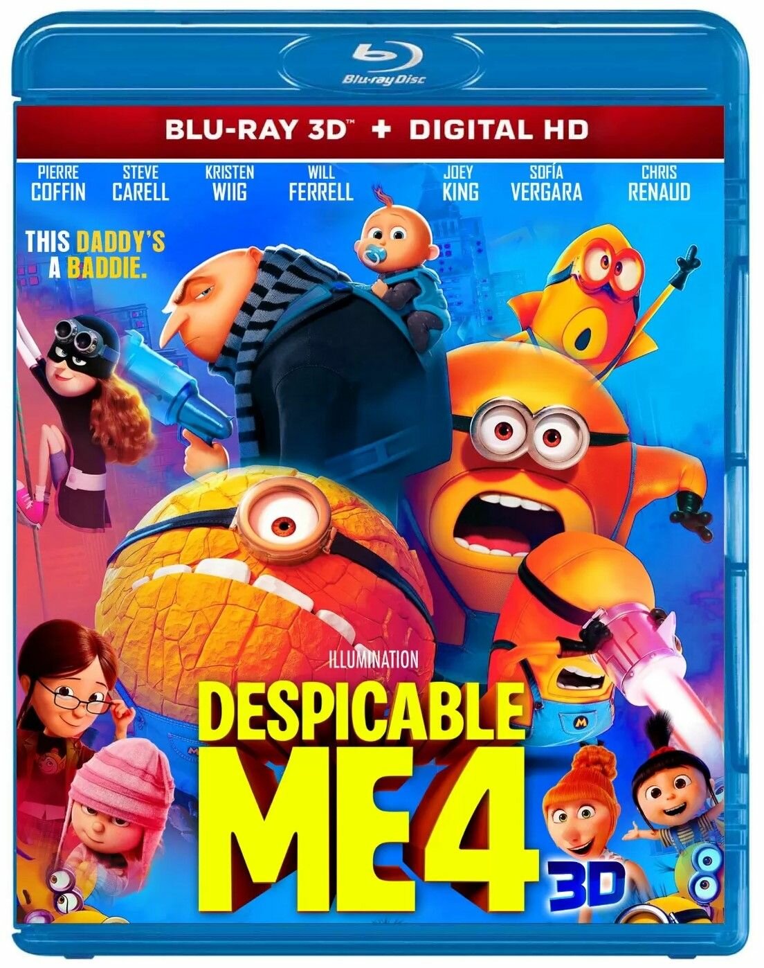 3D Гадкий я 4 (2024) Blu-ray 50Gb (блю рей)