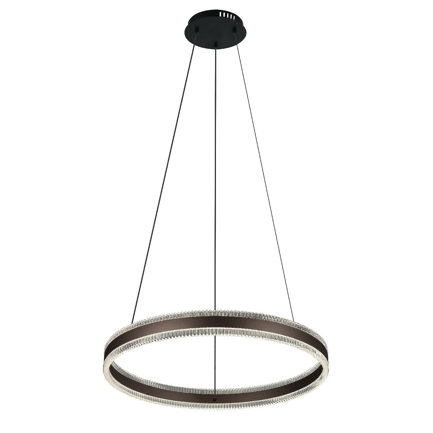 Подвесной светодиодный светильник G52117/2BK CF+CL Gerhort