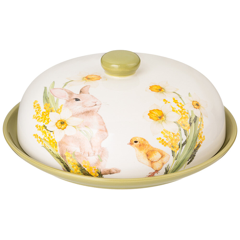 Блюдо для блинов 358-2212 agness sunday 23*10 см