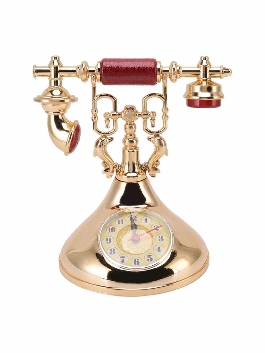 Винтажный элегантный будильник, точное время, уникальное украшение для прикроватных часов для домашнего офиса, кафе, часы в стиле ретро YF020