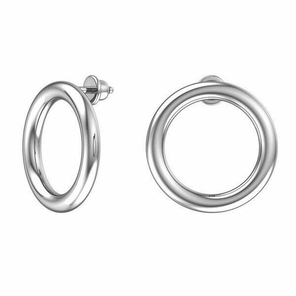 Серьги пусеты, серебро, 925 проба