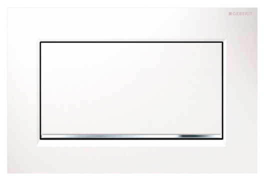 Смывная клавиша Geberit Sigma 30 115.893. KJ.1 белая / хром
