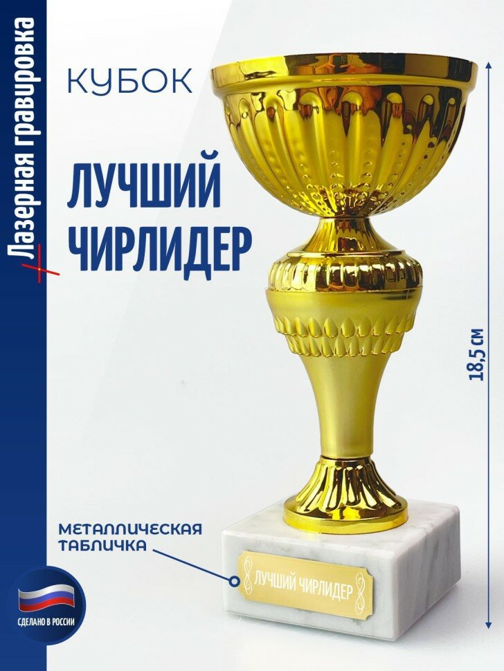 Кубок "Лучший чирлидер" (18,4 см)