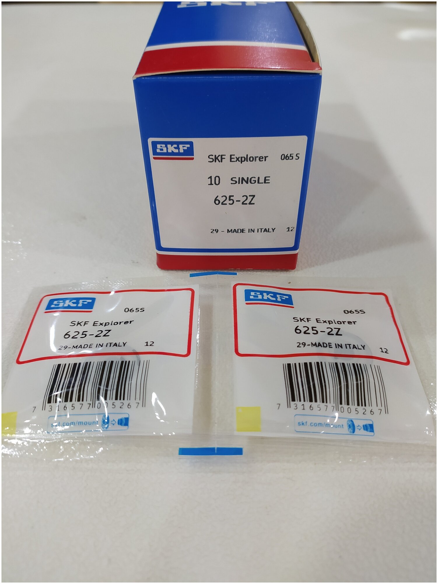 Подшипник 625-2Z шариковый радиальный SKF 5*16*5/0,005